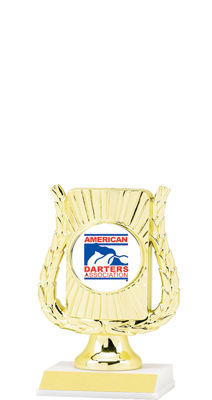 12" Gold Frame Trophy with ADA Emblem and Figure | Dinn Trophy