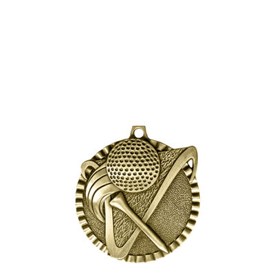Golf Victorious Medal with Ribbon, Trophies, Medals & Pins | Dinn ...