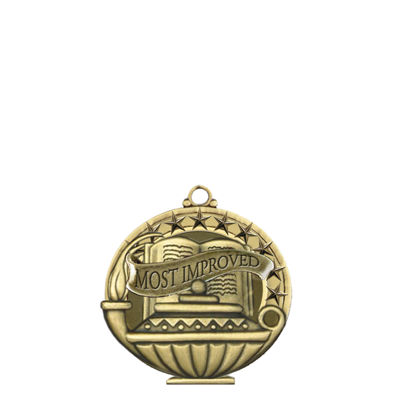 Most Improved Medal with Neck Ribbon, Trophies, Medals & Pins | Dinn ...
