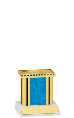 Eye-Catching Blue Trophies & Awards | Dinn Trophy