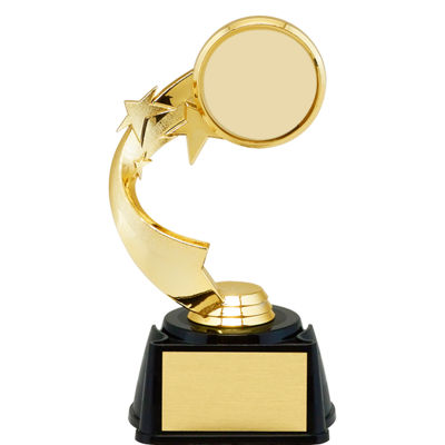 Emblem Trophies with 3D Star Risers | Dinn Trophy
