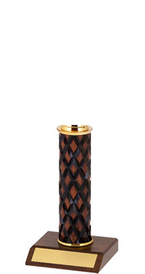 Diamond Cut Round Column Trophy | Dinn Trophy