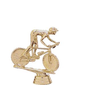 Gold Bicycle Trophy Figures, Bike Toppers | Dinn Trophy