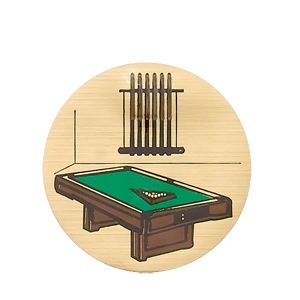 Billiards Emblems for Trophies & Plaques | Dinn Trophy