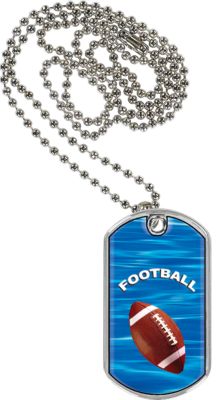 Football Sports Tag with Neck Chain | Dinn Trophy