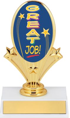Great Job Oval Riser Trophy, Trophies | Dinn Trophy