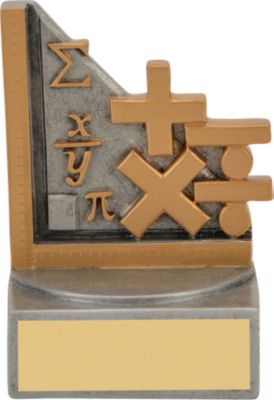 Math Award, Trophies, Medals & Pins | Dinn Trophy