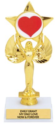 Heart Emblem Trophy | Dinn Trophy