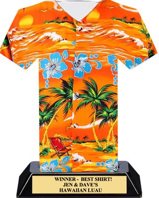 Hawaiian Shirt Trophies and Awards | Dinn Trophy