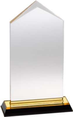 Pointed Top Lightweight Lucite Award | Dinn Trophy