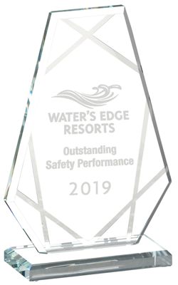 Angular Glass Contour Award | Dinn Trophy