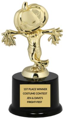 Pumpkin Scarecrow Trophies | Dinn Trophy