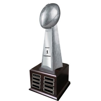 First Place Resin Football Trophy with Free Logo | Dinn Trophy