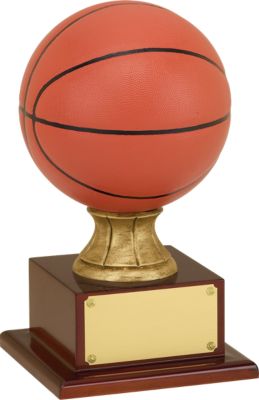 Basketball Resin Trophy, Model Ball | Dinn Trophy