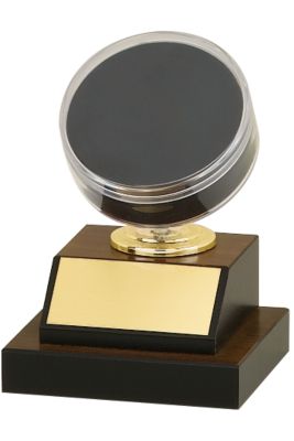 Hockey Puck Holder - Display Trophy, Game Ball Award | Dinn Trophy