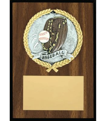 Baseball 3D Casting Plaque, Plaques | Dinn Trophy