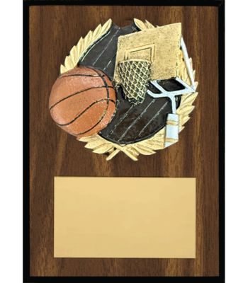 Basketball 3D Casting Plaque, Plaques | Dinn Trophy