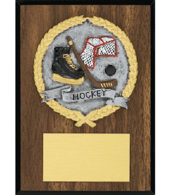 Hockey 3D Casting Plaque, Plaques | Dinn Trophy