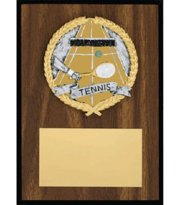 Tennis 3D Casting Plaque, Plaques | Dinn Trophy
