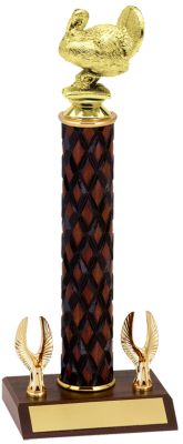 Turkey Trophy with Diamond Cut with 2 Eagle Base | Dinn Trophy