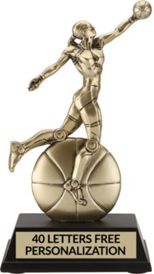 Cyborg Basketball Resin Trophy - Female Basketball Trophies | Dinn Trophy