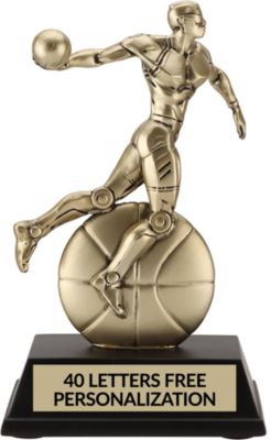 Cyborg Basketball Resin Trophy - Male Basketball Trophies | Dinn Trophy