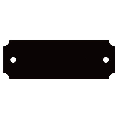 Black Brass Plaque Plate with Free Engraving | Dinn Trophy