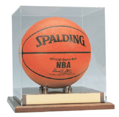 Basketball Display Case w/ Acrylic Cover | Dinn Trophy