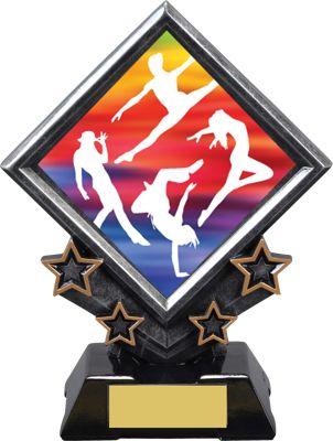 Dance Diamond Emblem Resin Award | | Dinn Trophy