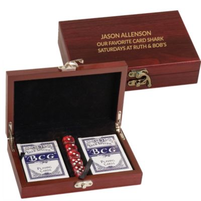 Personalized Card and Dice Set, Trophies, Medals & Pins | Dinn Trophy ...