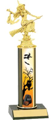 Witch Trophy with Haunted Evening Design, Medals & Pins | Dinn Trophy ...