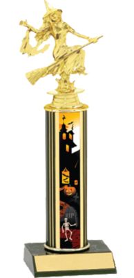 Round Haunted House Column Witch Trophy, Awards, Plaques, Medals & Pins ...