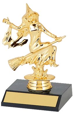 Halloween Trophy - Witch Halloween Trophy | Dinn Trophy