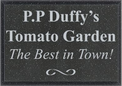Memorial Outdoor Black AcrylaStone Plaque | Dinn Trophy