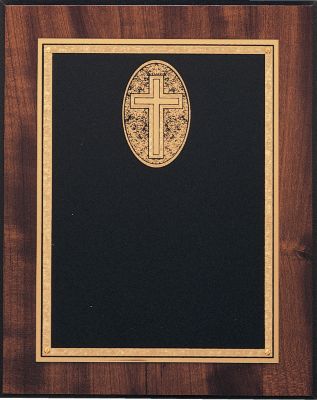 Classic Cross Plaque, Religious Plaques | Dinn Trophy
