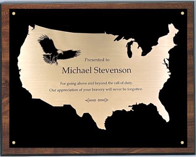 Large State Plaque | Dinn Trophy