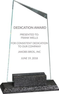 Wave Glass and Granite Award | Dinn Trophy