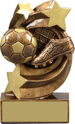 Resin Soccer Star Swirl Trophy | Star Resin | Dinn Trophy