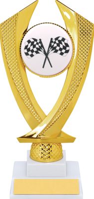 Medium Racing Falcon Riser Trophy | Dinn Trophy