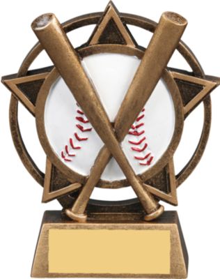 Baseball Star Orbit ResinTrophy | Dinn Trophy