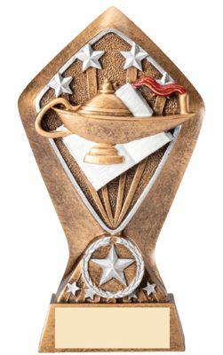 Education Lamp of Learning Rising Star Resin Trophy | Dinn Trophy
