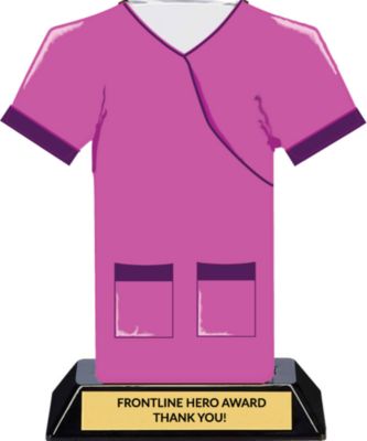 Pink Medical Doctor/Nurse Frontline Hero Trophy | Dinn Trophy | Dinn Trophy