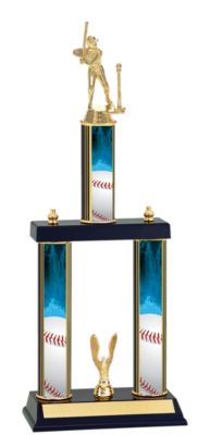 Boys T-Ball Trophy - Three Column T-Ball Trophy | Dinn Trophy